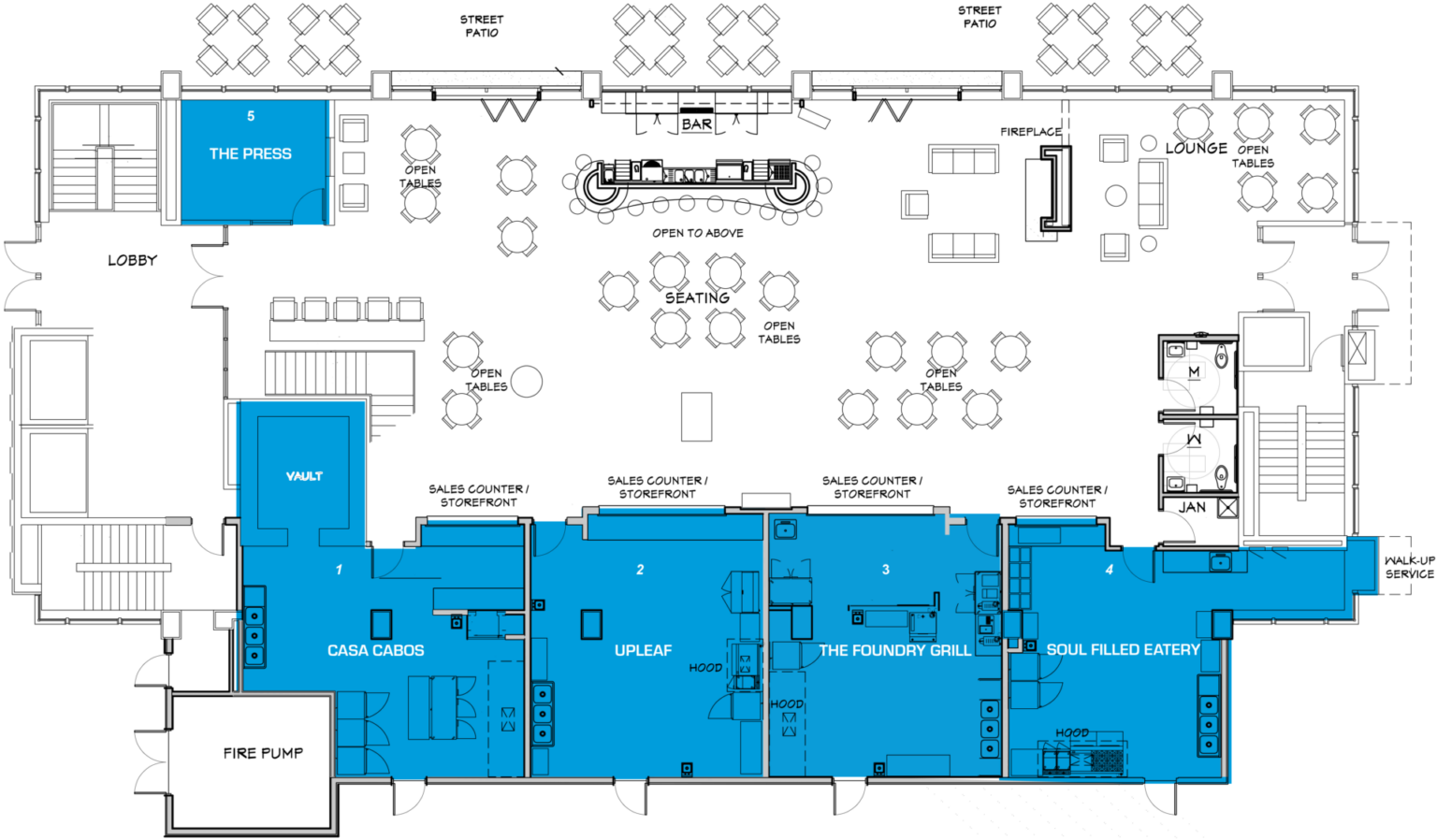 Lumberman’s Vault - Core Plaza